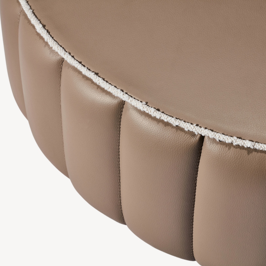 Cloud Scalloped Ottoman | Zuster Furniture