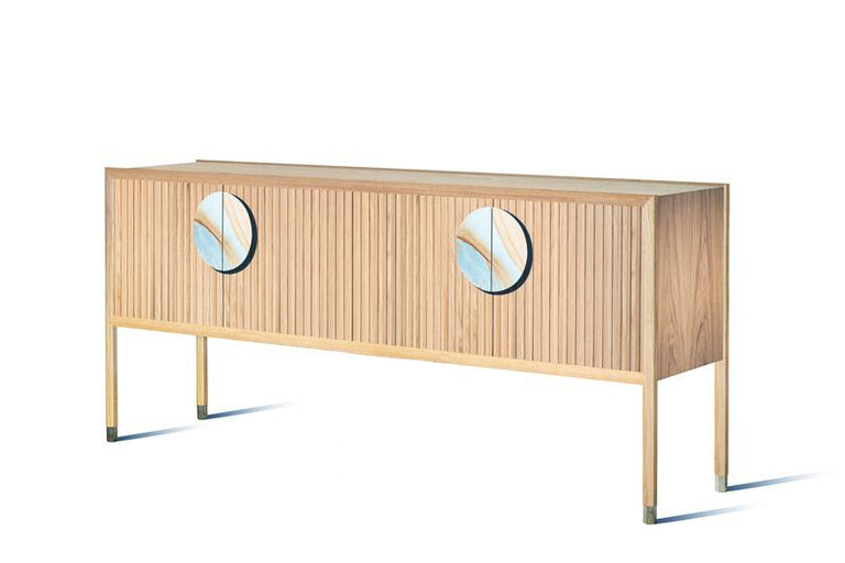 Halo Buffet with Marble handles | Zuster Furniture