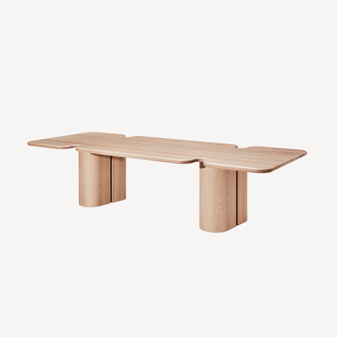 Opal Curve Dining Table – Zuster Furniture