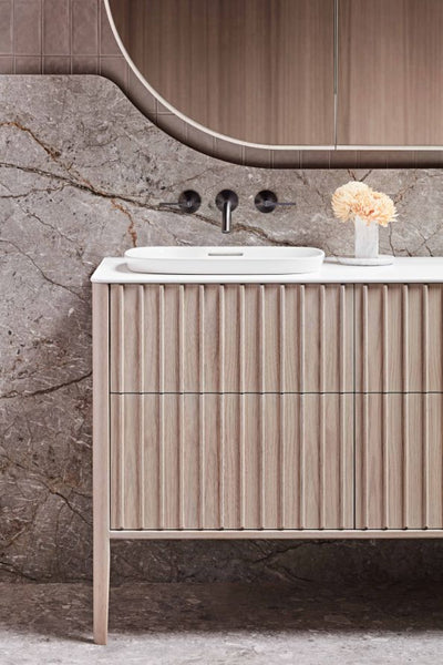 ISSY Cloud II Semi Inset Vanity with Legs and Drawers – Zuster Furniture