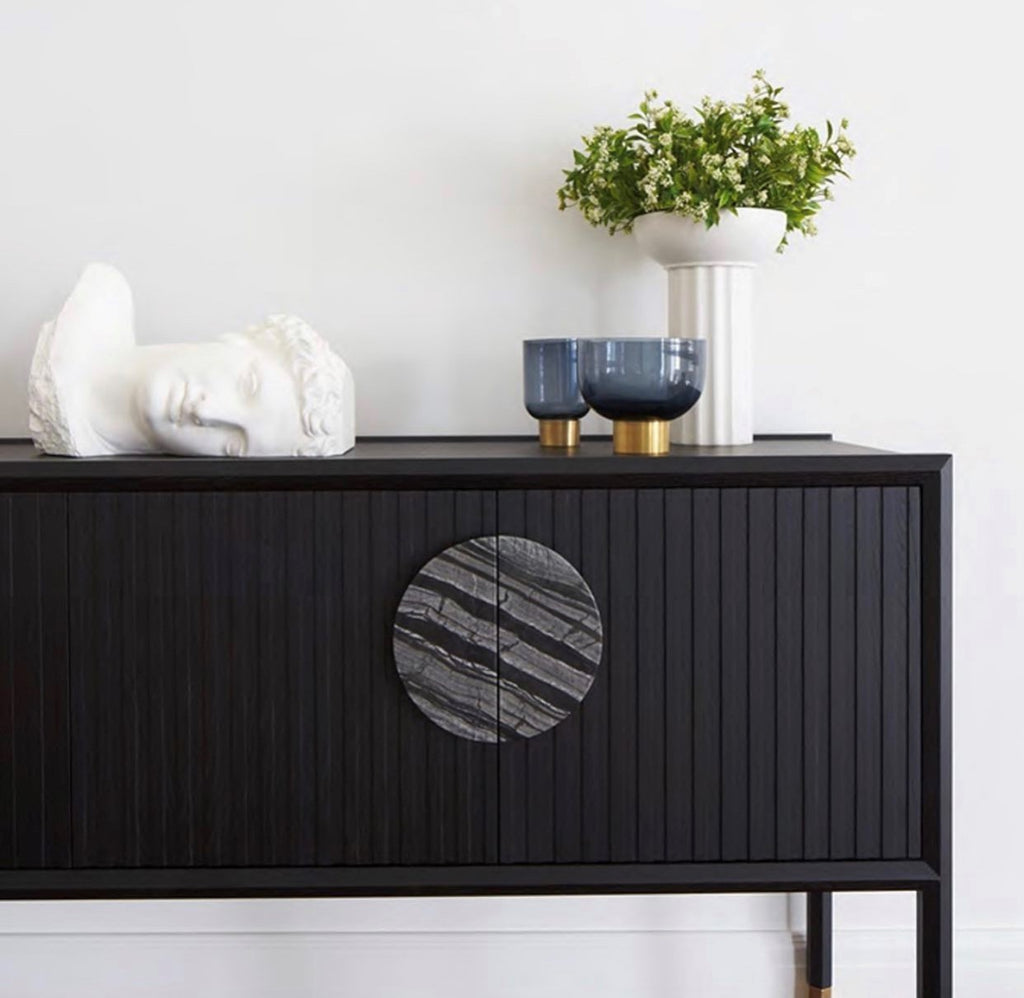 Halo Buffet with Marble handles – Zuster Furniture