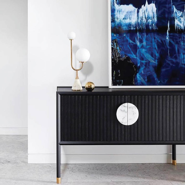 Halo Buffet with Marble handles – Zuster Furniture