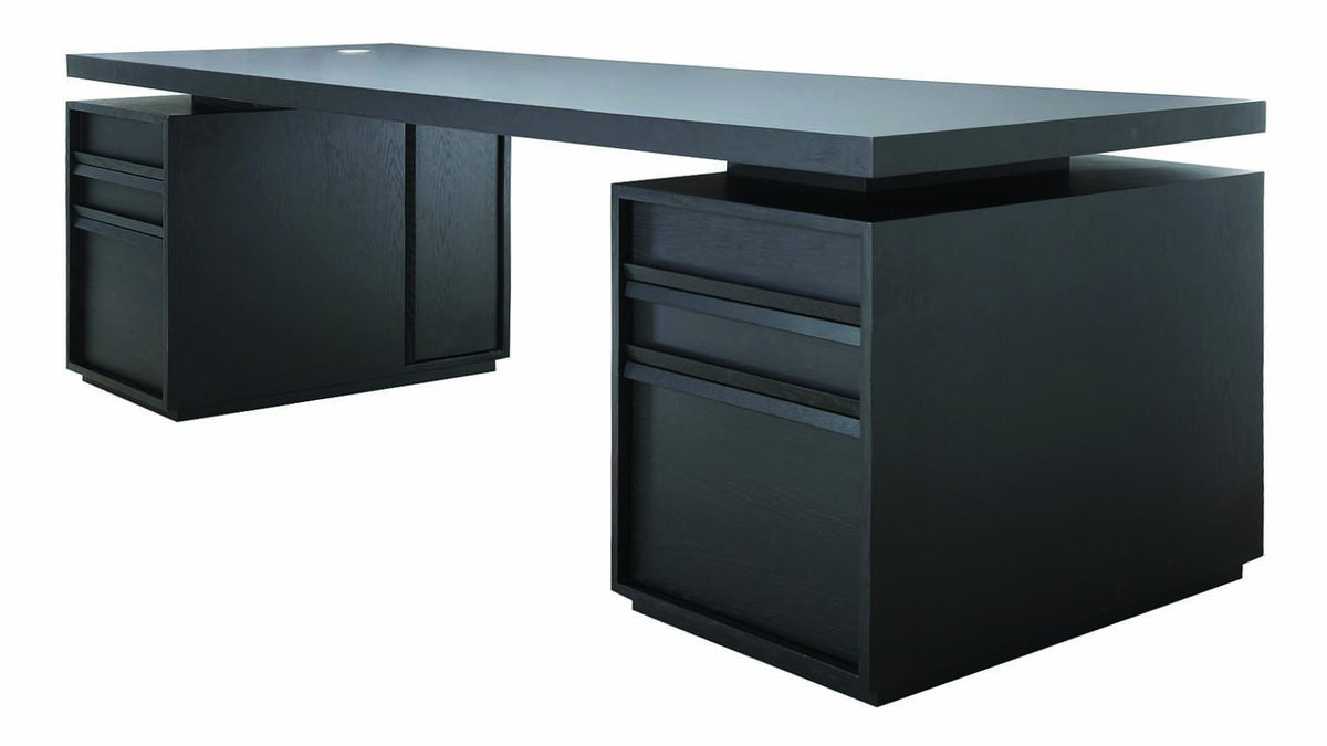 Hero Desk With File Drawers – Zuster Furniture